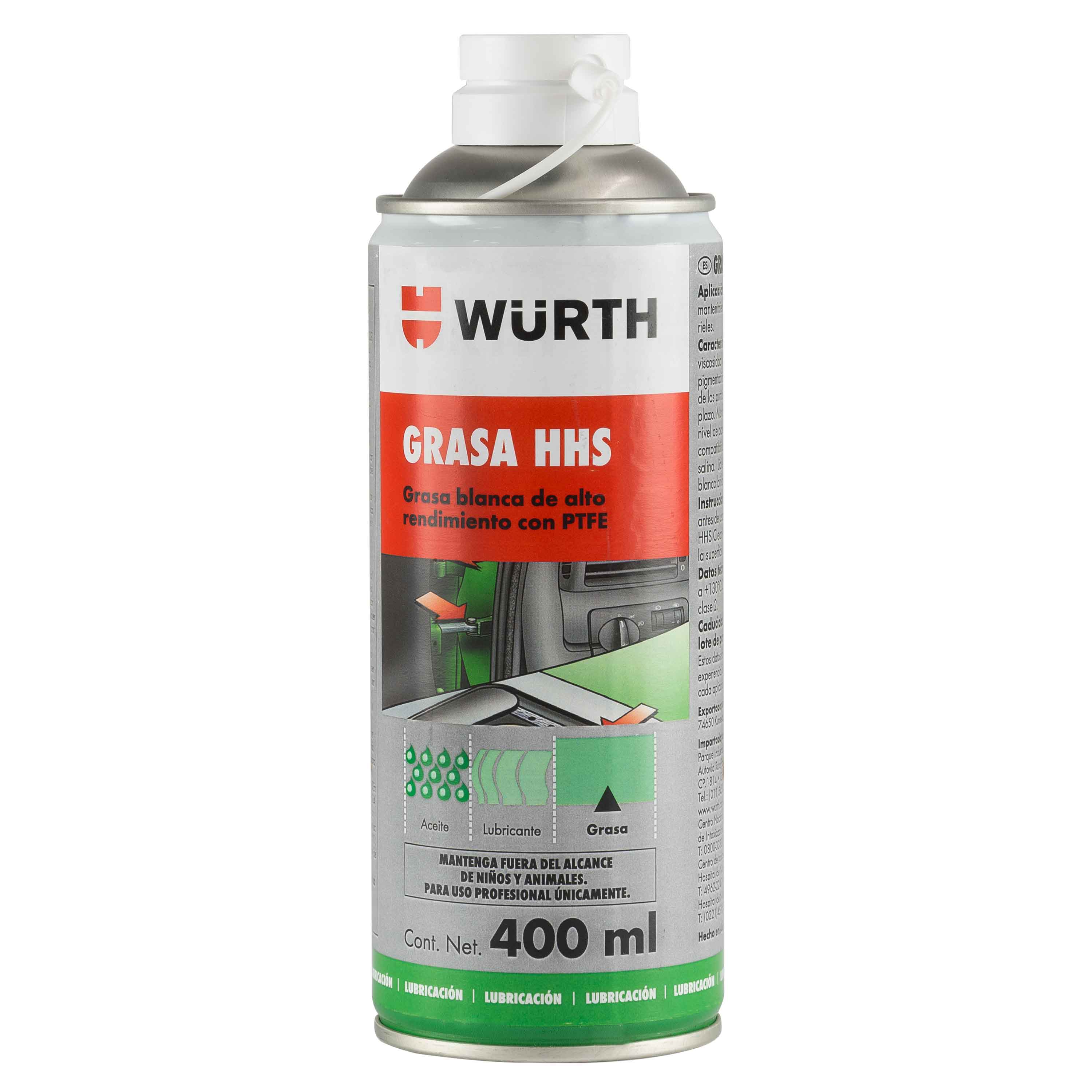 GRASA BLANCA CON PTFE 400ML | Würth Argentina