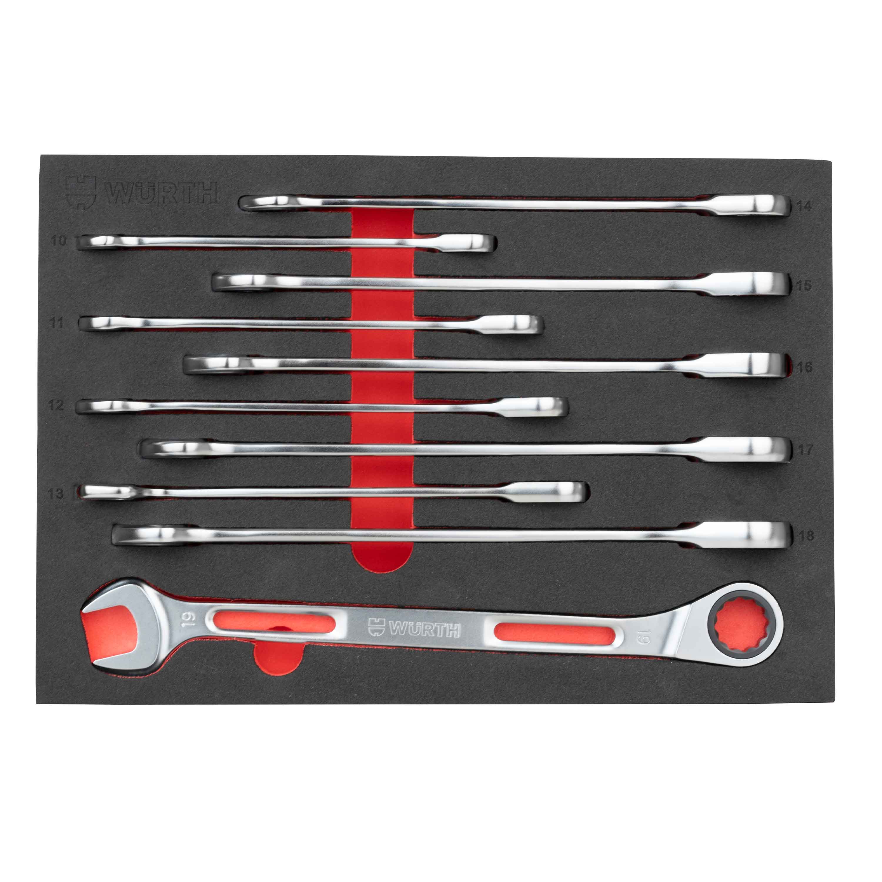 SET 10 LLAVES COMBINADAS CON CRIQUE | Würth Argentina